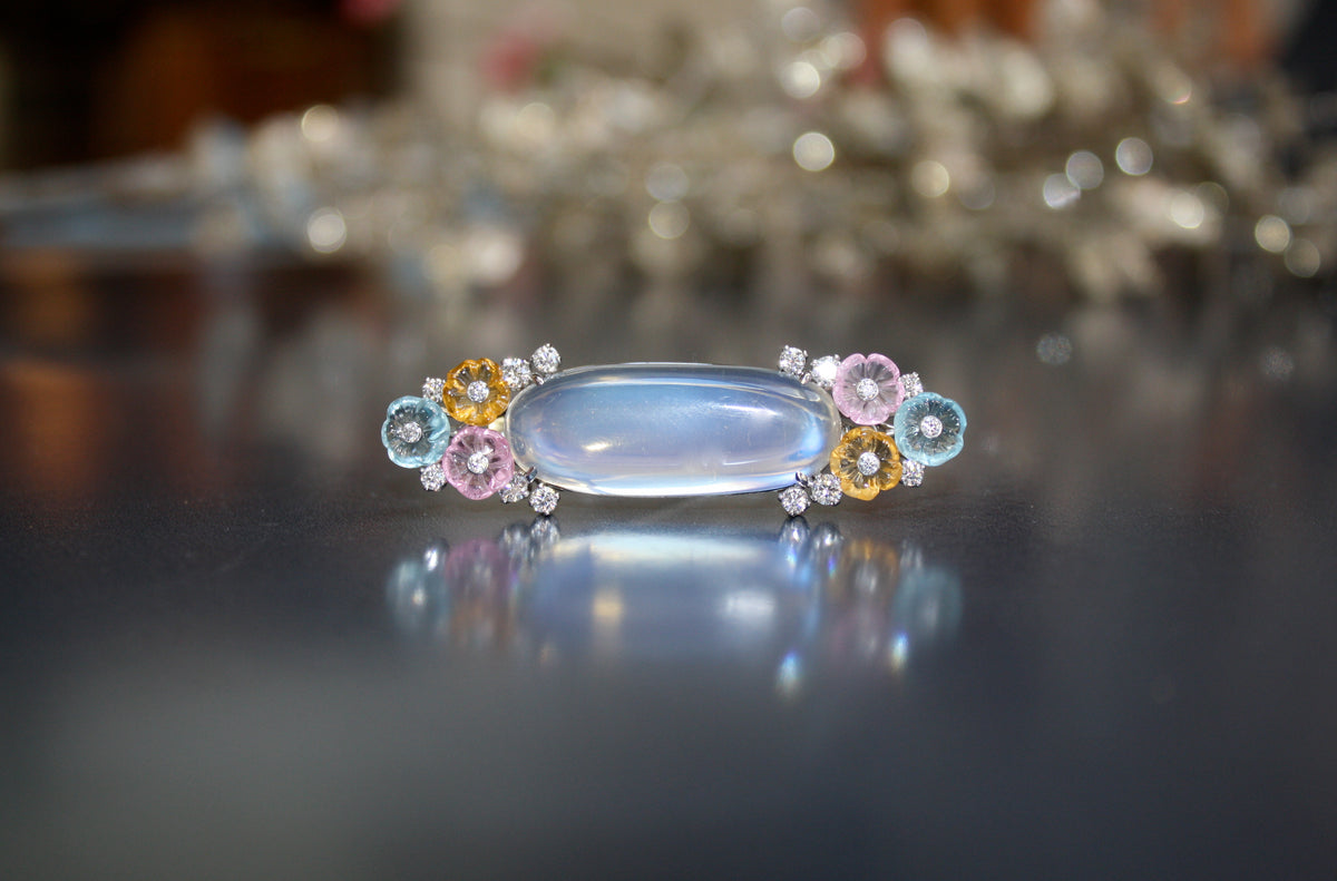 Raymond C. Yard, Moonstone Brooch – RaymondCYard